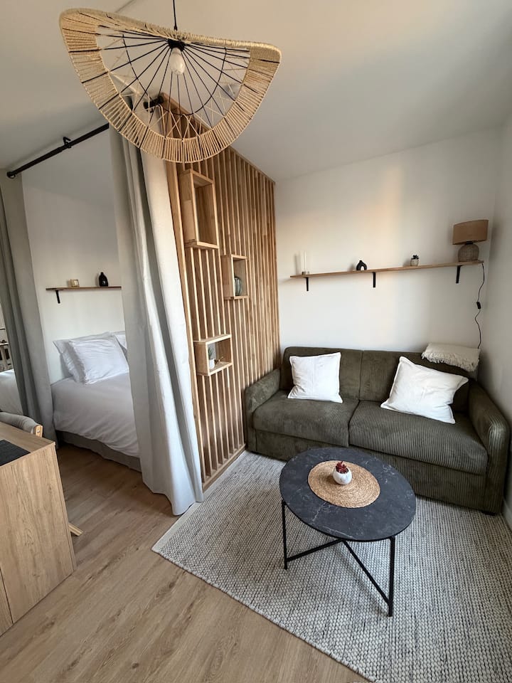 Studio Design & Calme | 2-4p | 10min Paris - Gennevilliers