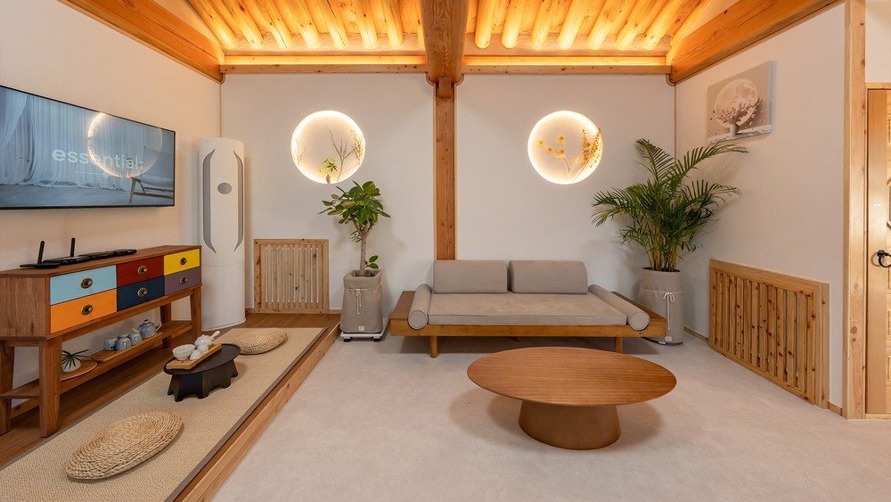 #Hanok #Gyeongpo-ho #Arte #Aquarium Moonlight - Pensions (Corée du Sud ...