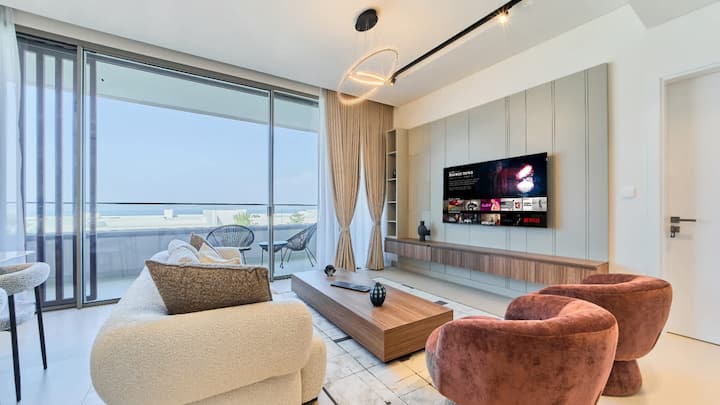 Relaxing Sea View 1 Bedroom Apartment Al Zorah - Ajman