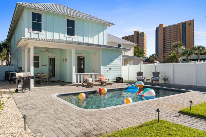 Luxury Beach Estate, Resort Style Pool, Sleeps 18 - Panama City Beach