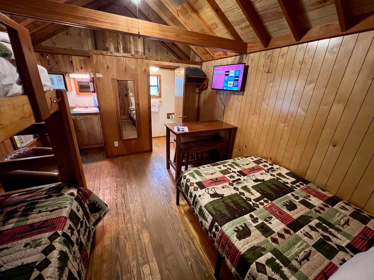 Lazy Turtle Cabin 8 - Studio avec lits superposés à Creekside - Cabanes ...
