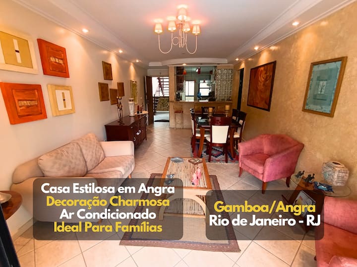 Lindo Ap Vista Mar 3qts Piscina Deck Em Angra - Angra dos Reis