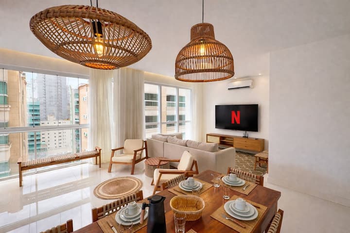 Apartamento 300 Metros Do Mar Em Itapema - Itapema