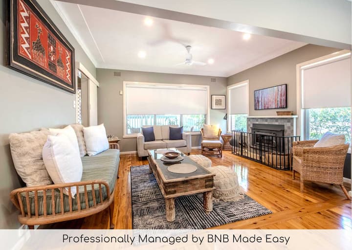 Escape On Palmer | Warm Family Retreat, Firepit - 德寳市