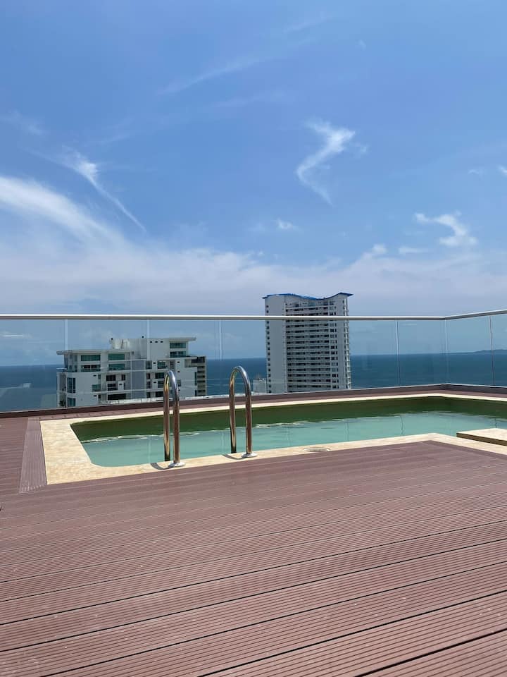 Vue Infinie Sur La Mer + Appartement Premium | U-g - Cartagena, Colombia