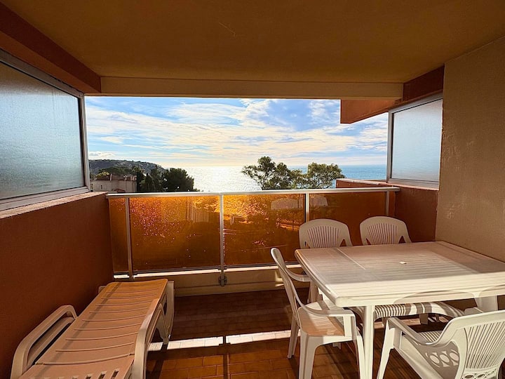 Appartement 6 Personnes, Vue Mer, Wi-fi Inclus - Menton