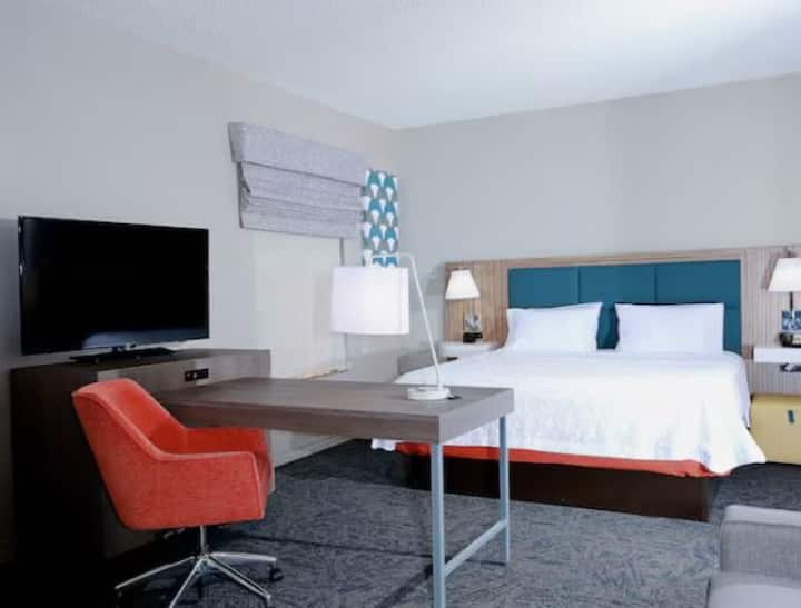 Affordable King Size Studio W/ Sofabed, Nonsmoking - Wesley Chapel, FL