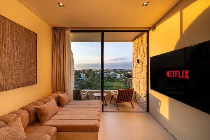 Luxe 1br Canggu Studio Pool And Paddy View - Australien