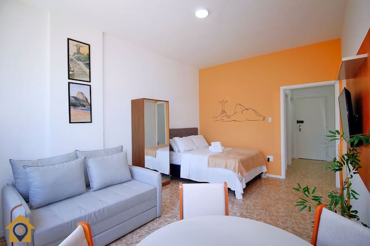 Studio Econômico Vista Mar Em Copacabana - Brazil