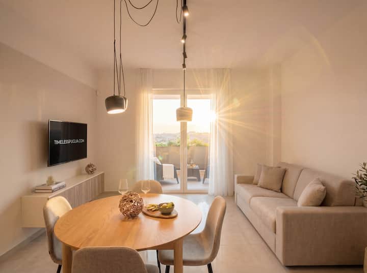 Panorama Penthouse Terrace With Parking - Bari