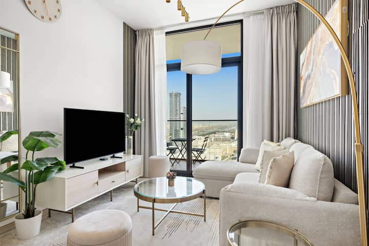 Modern 1br | Binghatti Emerald | Family Community - Dubái