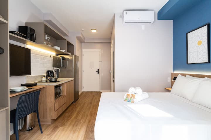 Studio, Pool, Leisure Near Tatuapé Subway-mall - São Mateus