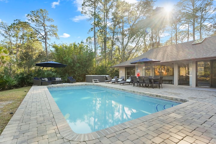 Private Pool, Spa & Near Beach ~ Pets - Hilton Head Island, SC