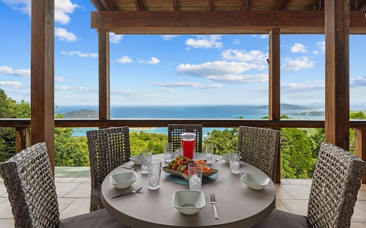 Ocean View, Secluded Northside 3br Retreat - Saint Thomas