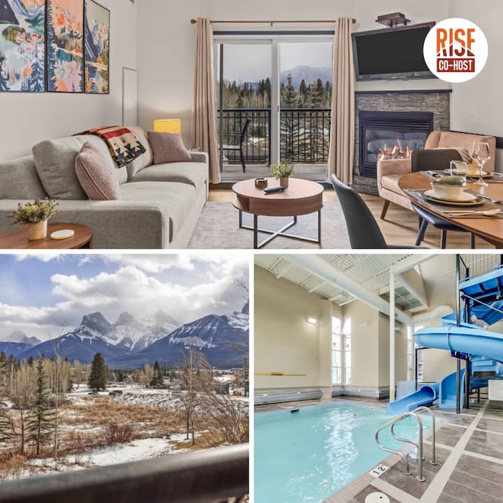 3 Sisters Mtn View | Pool W/slide | Hot Tub | Bbq - Canmore