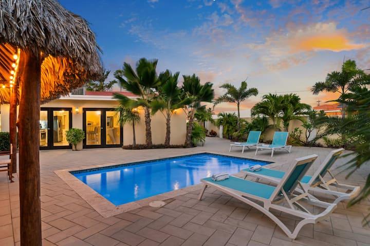6br 6.5 Bath Villa | Pool, Ac, Bbq & Beach Escape - Aruba