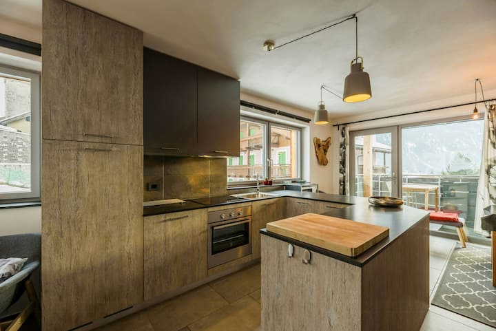 Apartment In The Dolomites With Panoramic View - Canazei