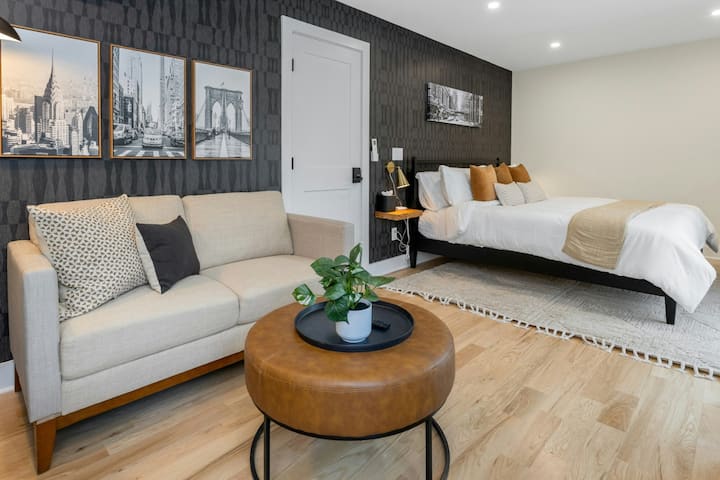 Stylish King Studio Minutes To Train - 斯坦福