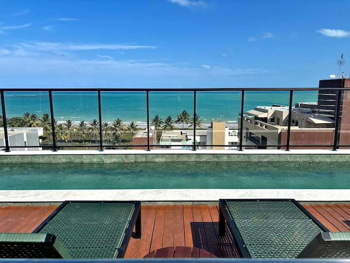 Piscina C/ Vista Incrível | Completo | Praia 120m - Brazilië