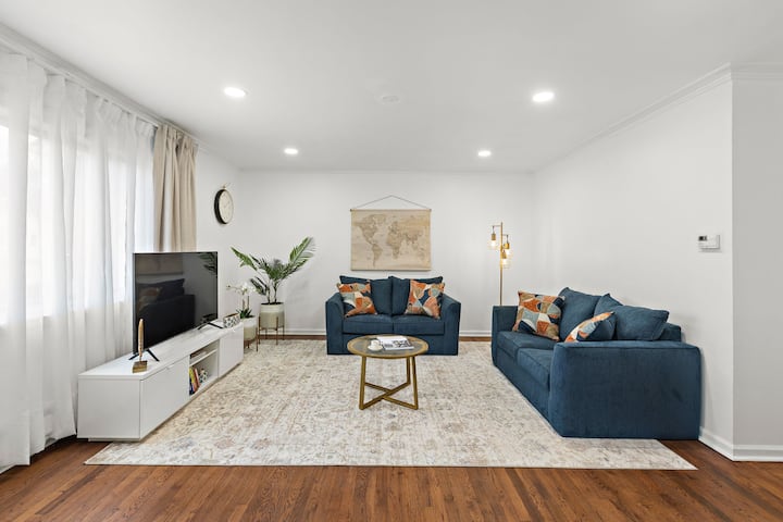 3br Home Near Nyc, King Bed, Parking, Near Stadium - Englewood, NJ
