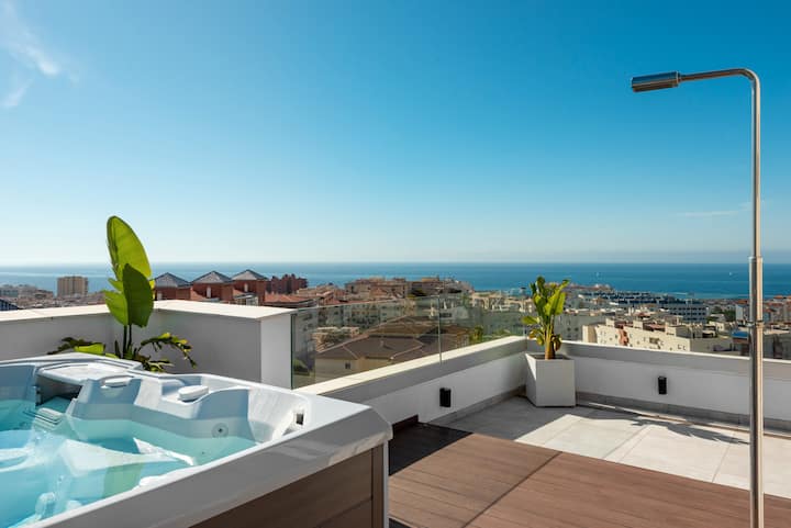 Penthouse Apt With Ocean View - Estepona