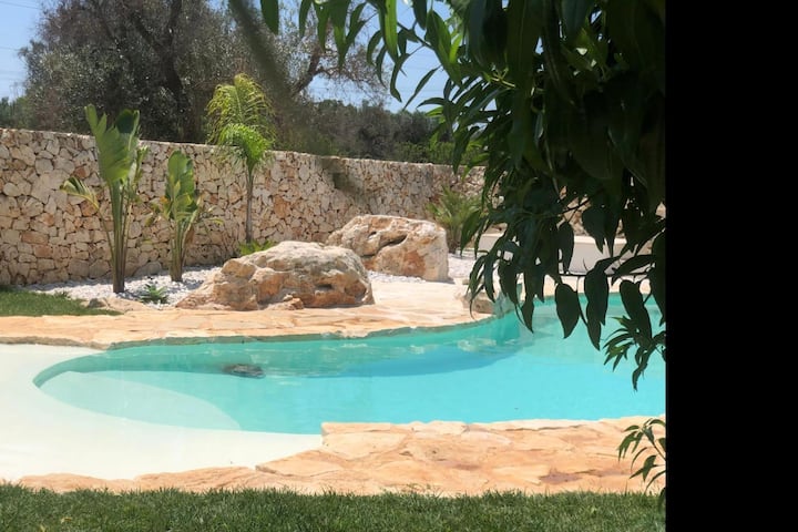Lamia Già Avec Piscine Naturelle Près D'ostuni - Francavilla Fontana