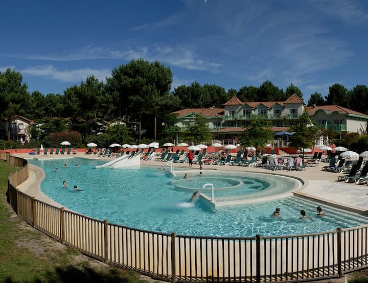 Maison 6 Pers Dans Résidence Avec Piscine - Lacanau Océan