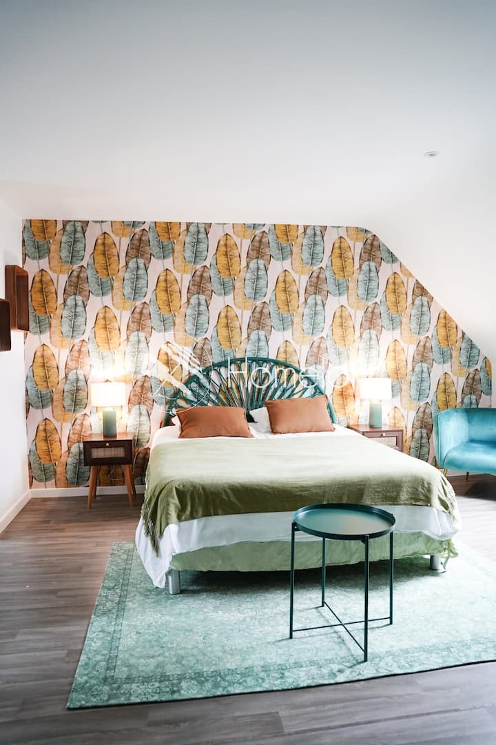 Jungle Room - Studio Avec Spa Privé - Guidel