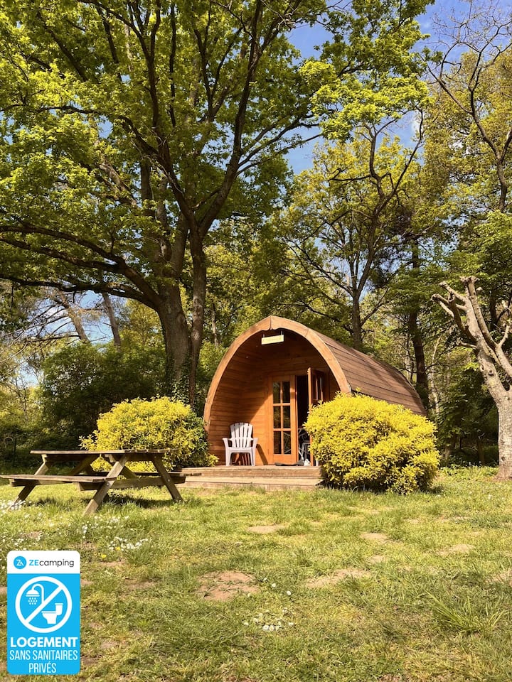 Zecamping 3* Cabane 12m²-proche Châteaux Loire - Sully-sur-Loire