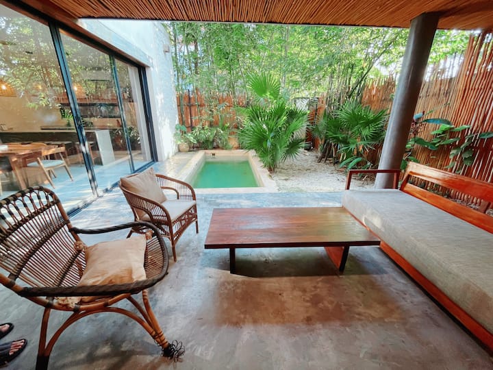 2-bd Jungle Villa Private Patio & Roof Wpools - Mexique