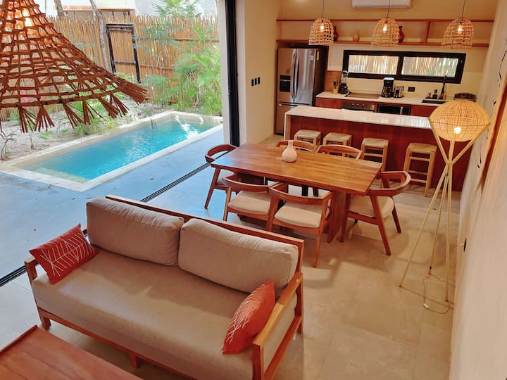 2-bd Villa Wprivate Pool And Rooftop - Mexico