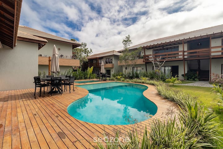 House In Arraial D'ajuda With Pool Pcr0002 - Brasil