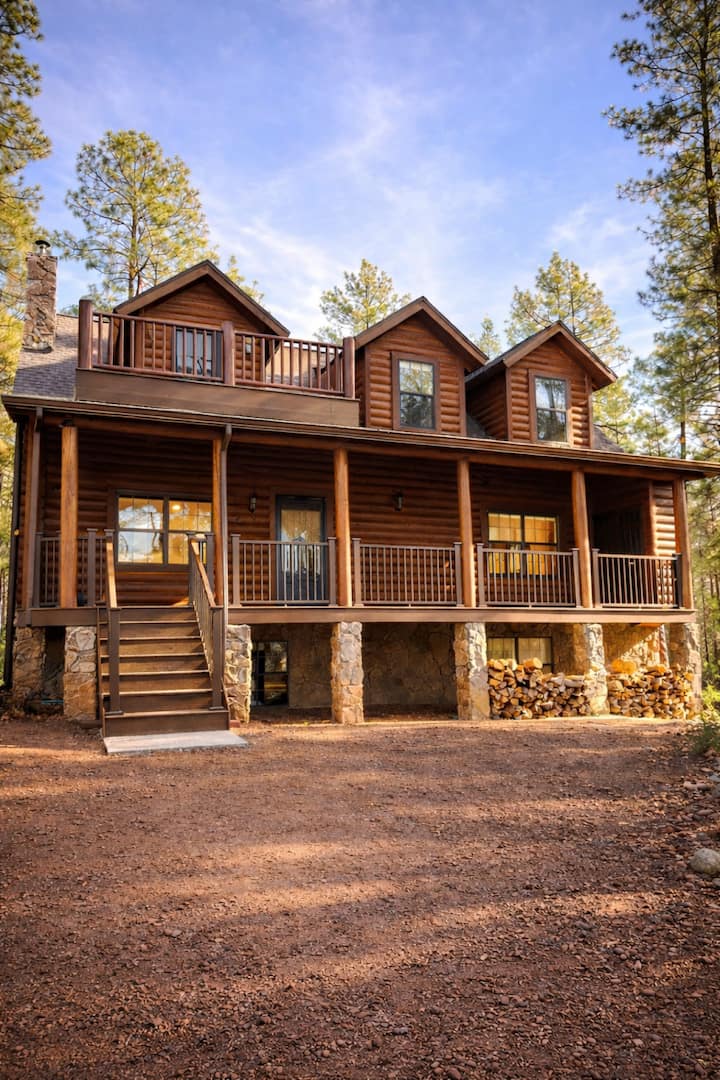 Forest Cabin Retreat • Near Tonto Bridge (5br) - Christopher Creek, AZ