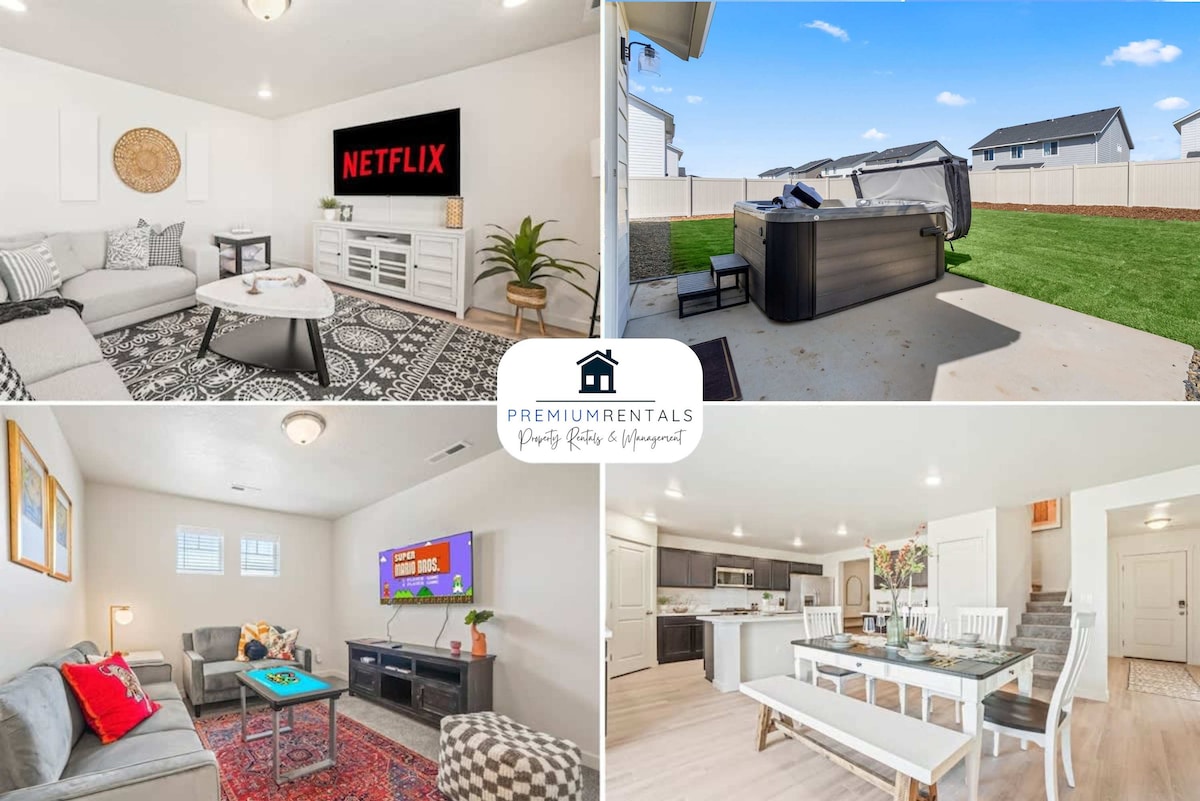 Luxuriöser Rückzugsort mit 5 Schlafzimmern – Whirlpool – Spielzimmer ...