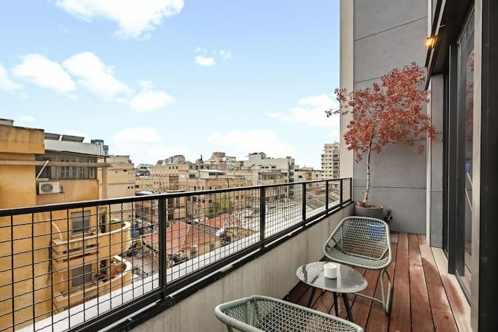 4br Duplex With Balcony | Washer & Dryer | Gym - Tel-Aviv