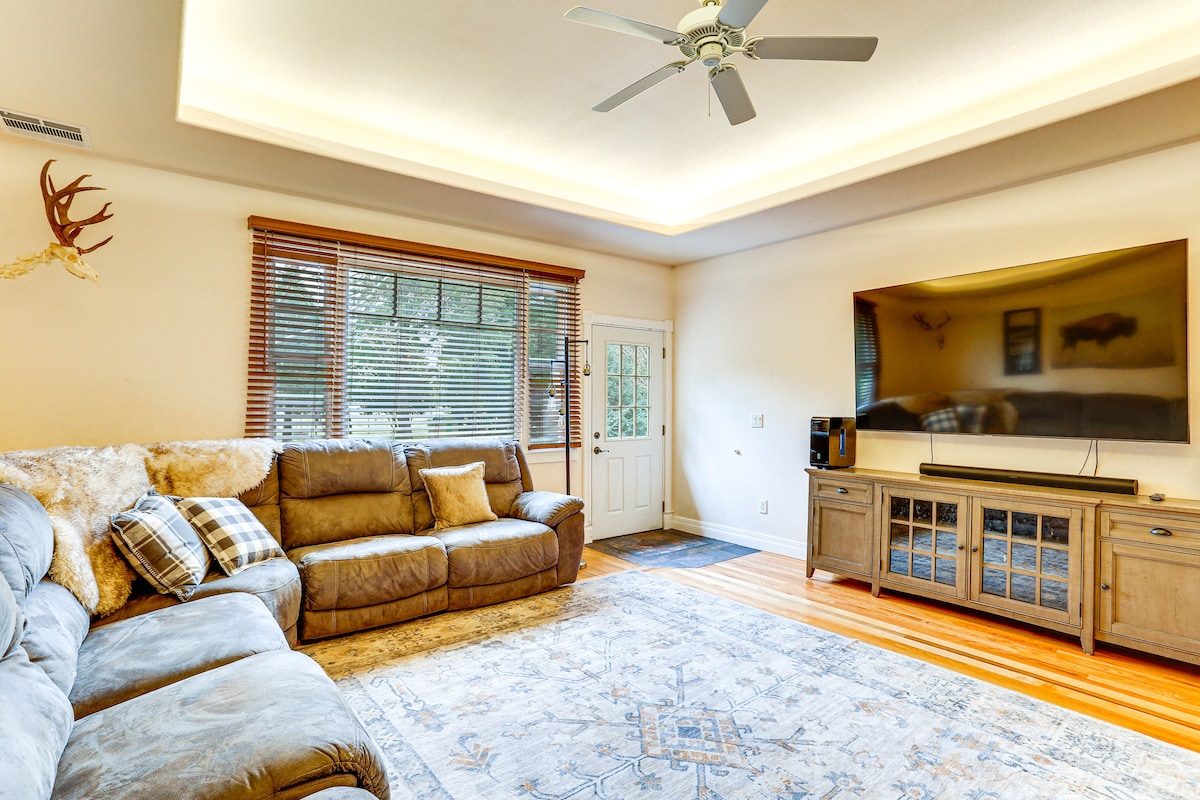 Confort champêtre! Maison familiale spacieuse près de Red Bluff ...