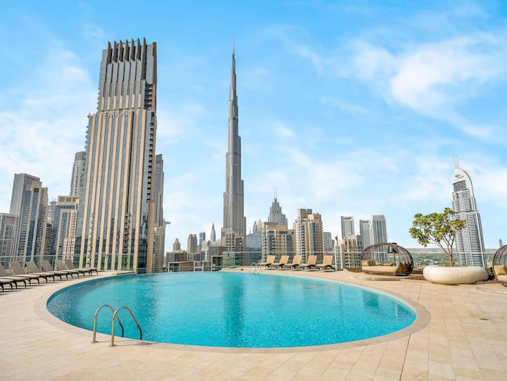Rv15 | Penthouse | Ps5-gym-pool |Burj Khalifa View - Dubaï