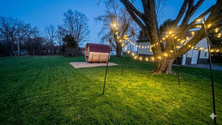 Modern Farm Stay +Sauna-governor Dodge State Park - Governor Dodge State Park, Dodgeville