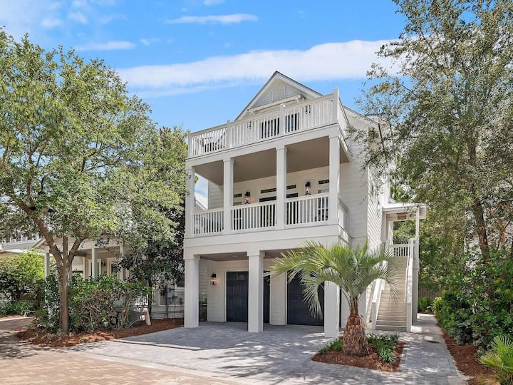 Elegant 5br 30a Home W Pool - シーサイド, FL