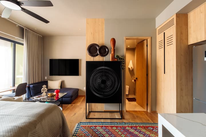 Beautiful Studio In La Roma With Balcony - México