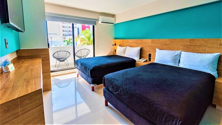 Ocean Vibes: Steps From Camaron Beach L 3 Rooms - Mazatlán