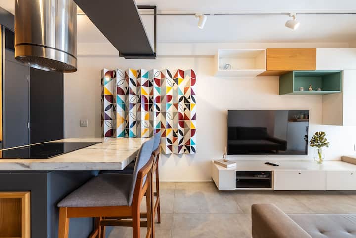 High-end Studio In Pinheiros | Pool & Coworking - - Brazil