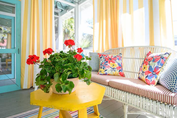 Cottage On The Green B - North End, Close To Beach - Tybee Island, GA