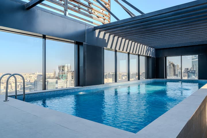 Relaxing 1bdr | Gym & Pool | Al Malqa | King Fahd - Riyadh
