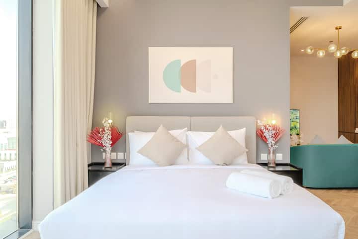 Cozy Studio | Gym & Pool | Al Malqa | King Fahd - Riyadh