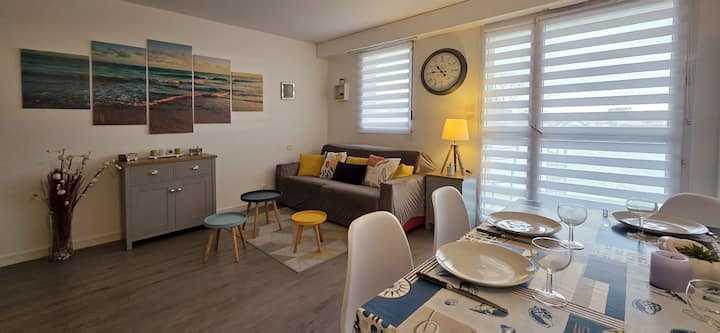 Studio Famille 4 Pers. Piscine Parking Plage - Quiberon