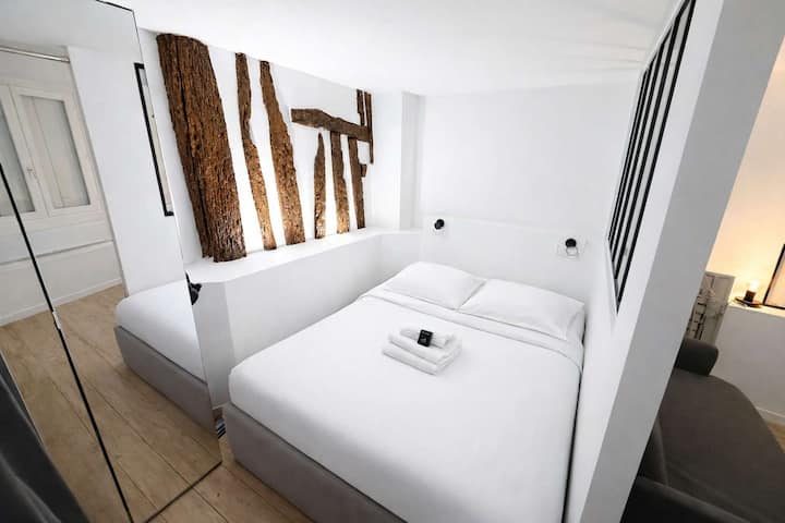 Paris 3eme Studio Renove, Emplacement Ideal - 2p - Paris