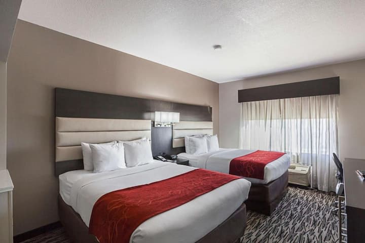 Two Spacious Queen Beds | Free Breakfast & Parking - Dallas, TX