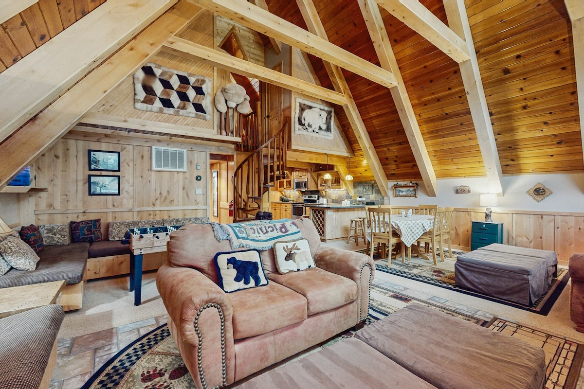 Cabana de 2 quartos com lareira perto do lago, esqui - Casas de campo ...