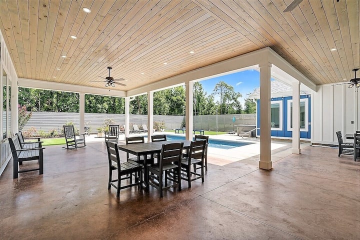 Large Lux 6br Home, Private Pool, Spa, Backyard - Foley, AL